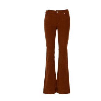 Pantaloni Torino Samt Flare Jeans - - Jeans - Damen - Braun - W28