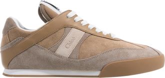 Chlo&eacute; Low-Top Sneaker - Sneaker Kick - Gr. 37 (EU) - in Beige - f&uuml;r Damen