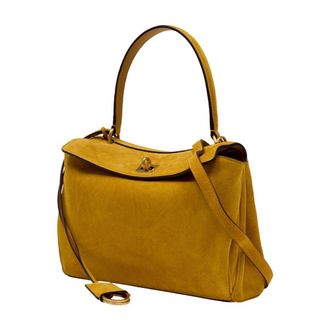 Balenciaga Womens Rodeo Top Handle S Shoulder Bag Leather Khaki Calfskin Shoulder-hobo-bags