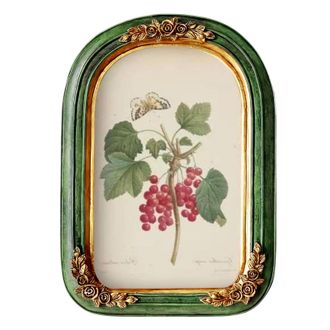 Generico Vintage-Bilderrahmen, 13 x 18 cm, Heimdekoration, &auml;sthetisches Harz, Vintage-Bilderrahmen f&uuml;r Galerie, Schlafzimmer, Wohnzimmer, B&uuml;ro, Galerie, Hotel,