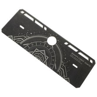 Generico Campingtisch - transparente Acrylplatte f&uuml;r den Au&szlig;enbereich, leichtes Zubeh&ouml;r mit Taschenlampenhalter, einfache Montage, Sportm&ouml;bel, Reisen, Picknick