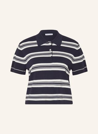 Mrs & Hugs Mrs & Hugs Strick-Poloshirt blau