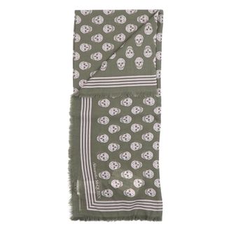 Alexander McQueen Silky Scarves - - Accessories - Herren - Gr&uuml;n - ONE SIZE