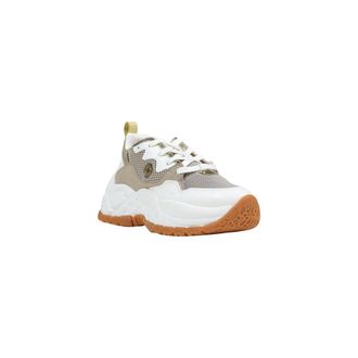 A|X Armani Exchange Bicolor Polyurethane Sneakers - White
