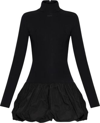 Off-white Damen, Kleider, Schwarzk, SGr&ouml;&szlig;e