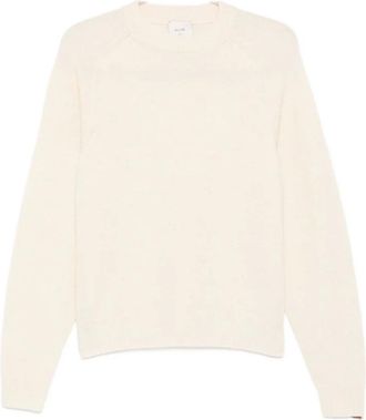 Alysi Femme, Pulls, Beige, Taille: 38 FR Pull Ras du Cou en Cachemire
