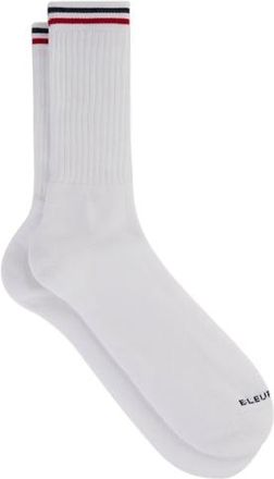 Bleuforêt Chaussettes hautes côtelé