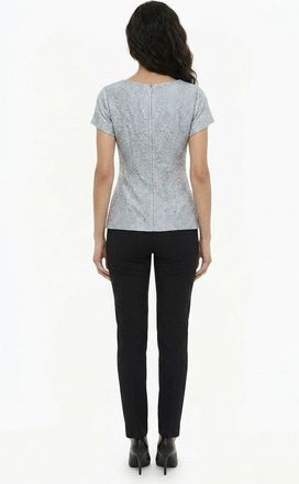 Dolce & Gabbana Womens Light Blue Polyamide Blouse
