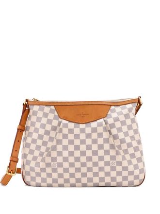 Louis Vuitton Siracusa Handbag Damier MM shoulder bag - Wei&szlig;