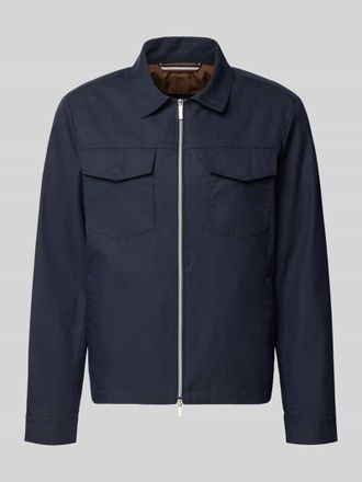 Bugatti Jacke mit Pattentaschen und Zweiwege-Rei&szlig;verschluss