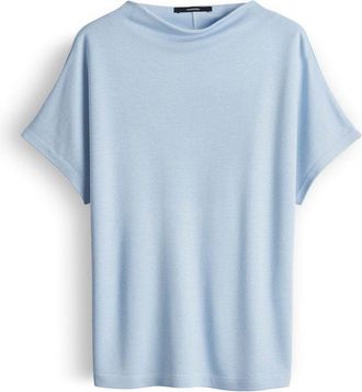 someday Kurzarmshirt Kumea Lockere Passform, dezenter Schimmer, leicht flie&szlig;end