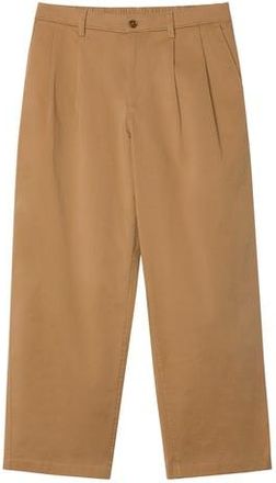 Calvin Klein Pantalon droit en coton m&eacute;lang&eacute;