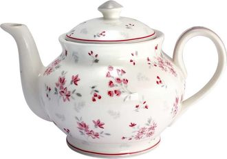 Green Gate Teekanne Emberly Weiss Kanne Porzellan Geschirr Blumen 1 Liter