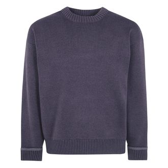 Rains Round-Neck Strickwaren - - Knitwear - Herren - Schwarzk - L