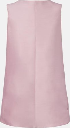 Balenciaga Robe en soie et laine