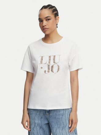 Liu Jo T-Shirt WA6489 JS923 Wei&szlig; Regular Fit