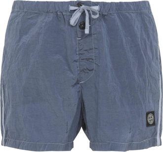 Stone Island Homme, Shorts, Bleu, Taille: M Short de bain slim