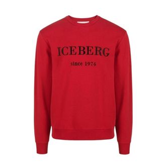 Iceberg Homme, Sweatshirts et sweats à capuche, Rouge, Taille: M Bordeaux SweaT-shirts à capuche pour Homme