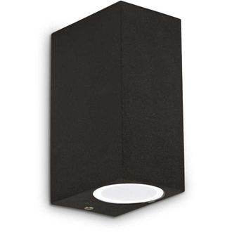Ideal Lux Ideal Lux - Up - 2 Light Outdoor Up Down Wandleuchte Schwarz IP44, G9