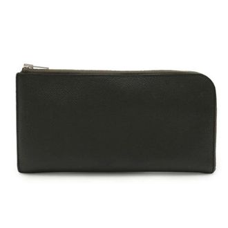 Herm&egrave;s Pre-owned Remix Combine Duo L-Zip Long Wallet Grau Leder - - Pre-owned - Damen - Schwarzk - ONE SIZE