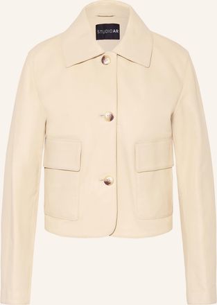 Studio AR Studio Ar Lederjacke Marley beige