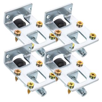 SOLUSTRE 4 St&uuml;ck Verstellbare M&ouml;belf&uuml;&szlig;e mit Schraubgewinde Schwere M&ouml;bel Nivellierf&uuml;&szlig;e aus Metall Tisch und Schranknivellierer f&uuml;r M&ouml;belbeine rutschfeste M&ouml;bel