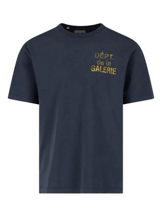 Gallery Dept. t-shirt à logo imprimé - Bleu