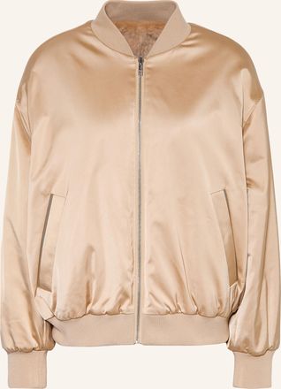 HUGO BOSS Satinblouson Petisa Zum Wenden beige