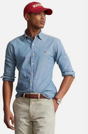 Polo Ralph Lauren Hemd Core Replen 710548538 Blau Slim Fit