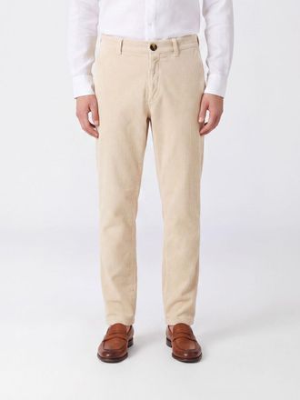 Brunello Cucinelli Pantalon chino slim fit en velours c&ocirc;tel&eacute;