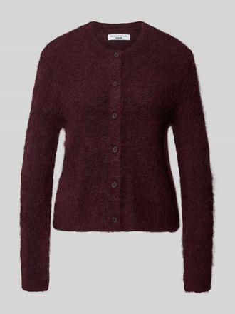 Marc O'Polo Denim Strickjacke aus Mohair mit Label-Detail