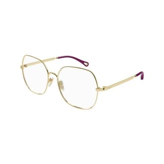 Chlo&eacute; Rechteckige Brille - - Accessories - Damen - Gelb - 57 MM
