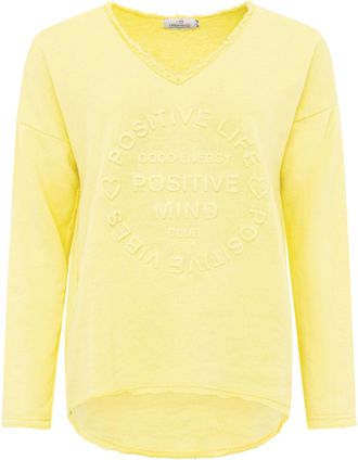Zwillingsherz Sweatshirt Positiv für Damen Frauen - Hochwertiger Baumwoll Pullover Hoodie Pulli Langarm kuschelig weich Langarmshirt Oversized Sommer