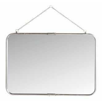 Signature Miroir barbier à chaînette