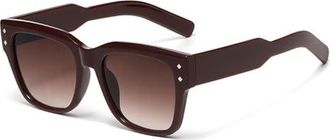 Generic Lunettes De Soleil Polaris&eacute;es Carr&eacute;es &Agrave; Monture Large For Hommes Et Femmes, Id&eacute;ales For Les D&eacute;placements Quotidiens(Red)