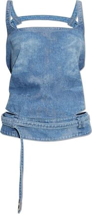 Diesel Femme, Tops, Bleu, Taille: 40 FR De-Sayra-Fsi2 Denim Top