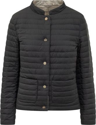 Herno Femme, Vestes, Bleu, Taille: 44 FR Veste matelass&eacute;e r&eacute;versible