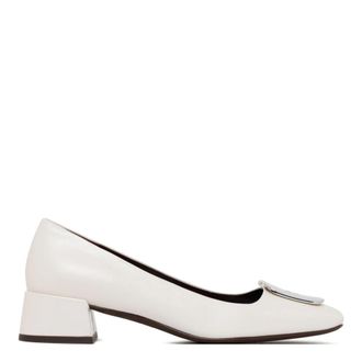Tory Burch Light Cream Georgia Pumps - - Shoes - Damen - Wei&szlig; - 36 EU