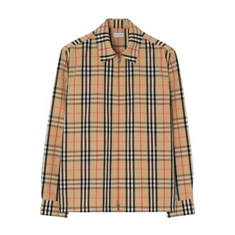 Burberry Ollie Overshirt - - Jackets - Herren - Beige - XL
