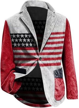 Generic Costume décontracté à revers multicolore avec boutons pour homme, coupe régulière, manteaux de sport, vestes pour bal, dîner, costume squelette pour h