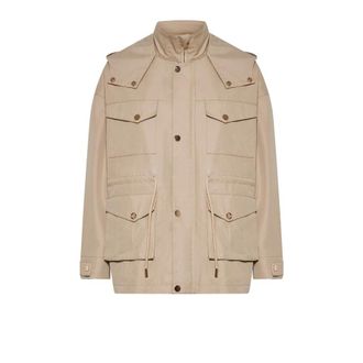 Silvian Heach Utility Jacke - - Jackets - Damen - Beige - S