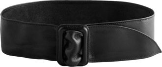 Next Damen Standard Breiter Lederg&uuml;rtel Schwarz XL