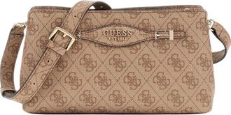 Guess Femme, Sacs, Brun, Taille: ONE Size Katya Crossbody Top Zip