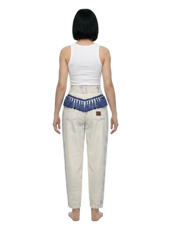 Dolce & Gabbana Womens Navy Blue Cotton Casual Pants