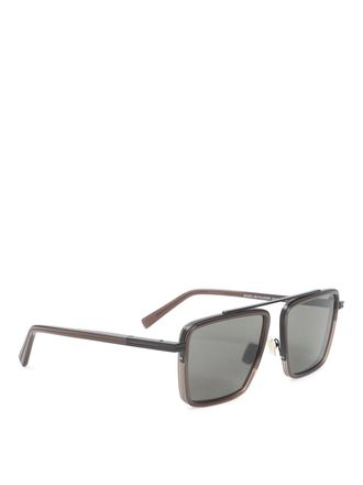 Ermenegildo Zegna Lunettes De Soleil - Marron