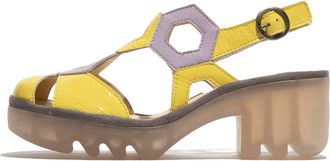 FLY London Fly London Damen TRUL582FLY Sandal, Lemon/Violet, 42 EU