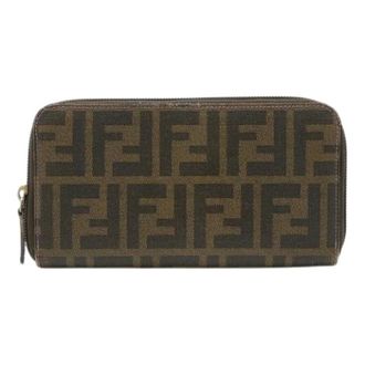 Fendi Portefeuille Vintage Pre-owned - Femme - Pre-owned - Brun - Taille: ONE Size