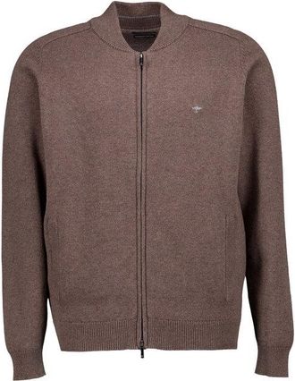 Fynch-Hatton Fynch-Hatton Herren Cardigan braun unifarben