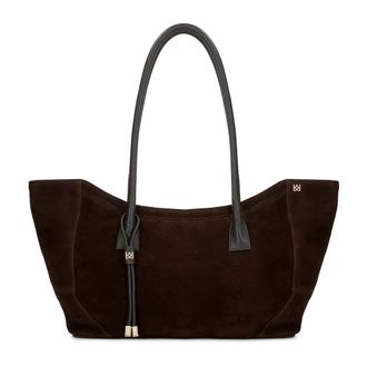 Kazar Suede Schultertasche - - Bags - Damen - Braun - ONE SIZE