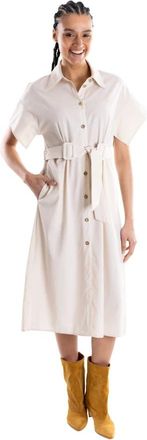 Pinko Pinko, Femme, Robes, Beige, Taille: 40 FR Alesha Dress